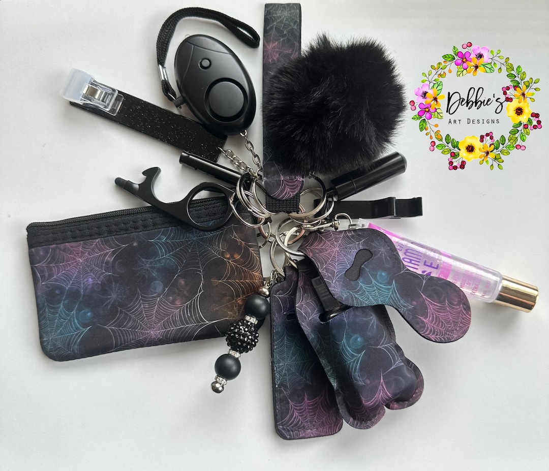 Safety Keychain-defense-wristlet-personalized-accessories-coin Purse ...