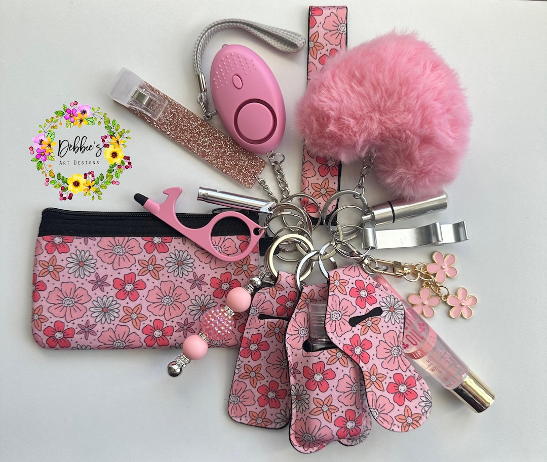 Safety Keychain-defense-wristlet-personalized-accessories-coin Purse ...