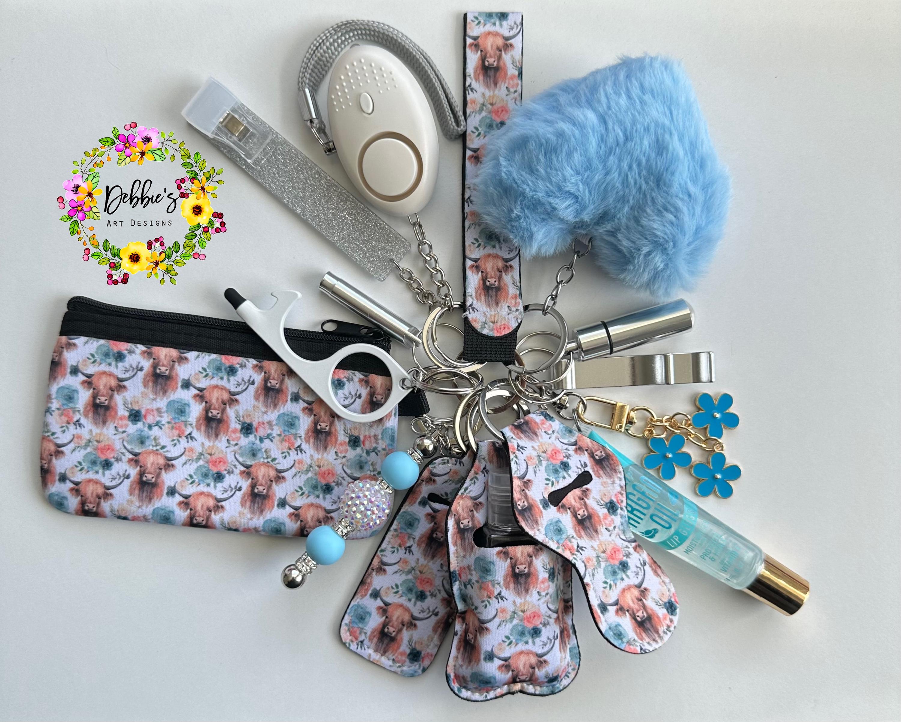 Safety Keychain-defense-wristlet-personalized-accessories-coin Purse ...