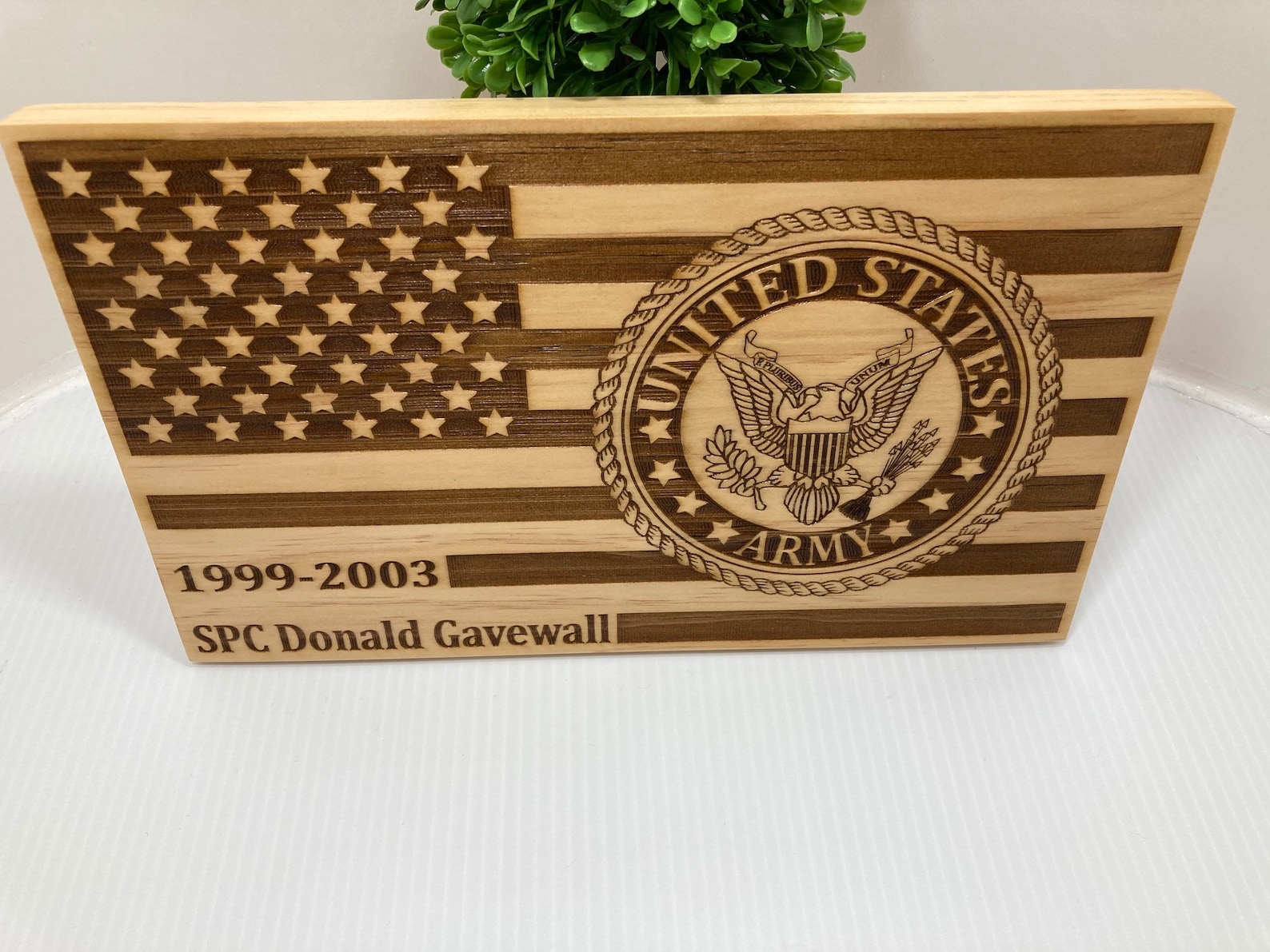 Army American Flag Laser Engraved Graduation Gift Army | Etsy