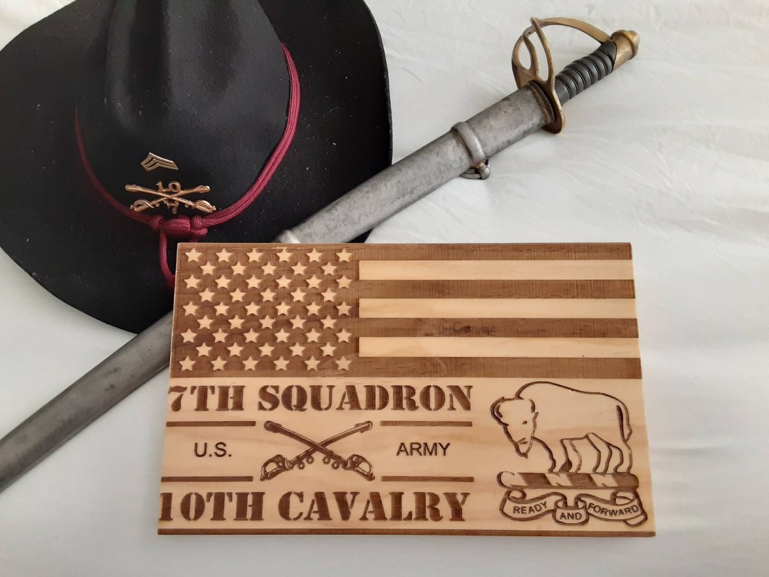 7-10 Cav Wooden Flag - Etsy