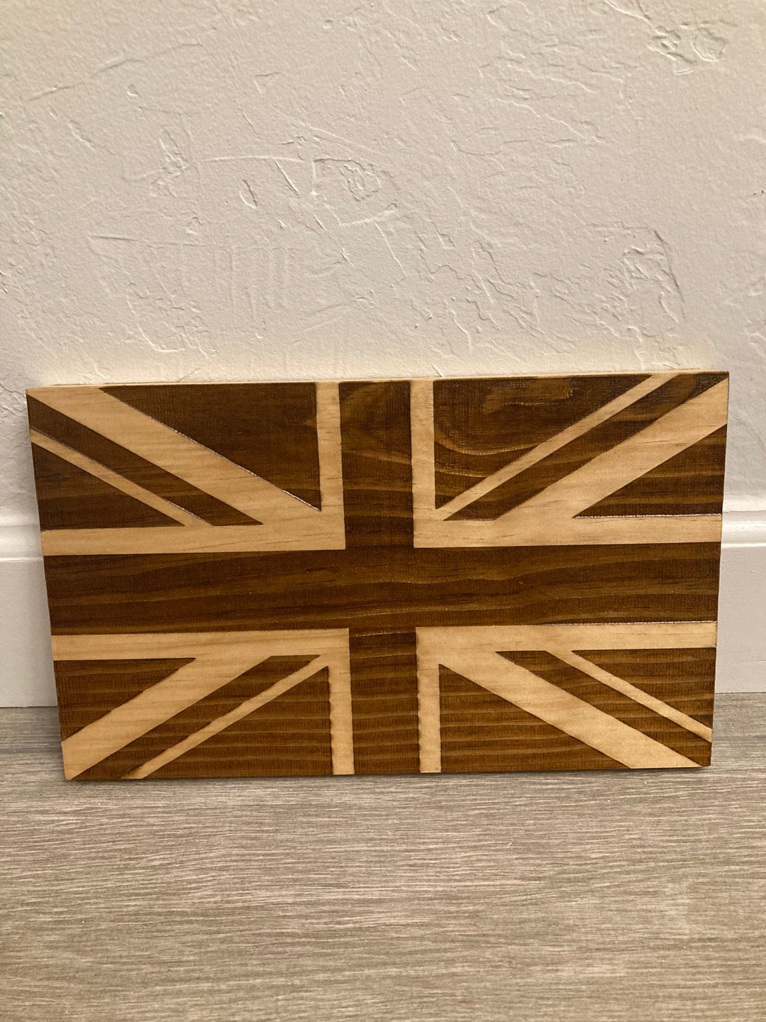 Union Jack Flag, British Flag, Laser Engraved - Etsy