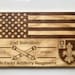 2-12 Artillery Wooden Engraved Flag, 2nd Battalion 12th Field Artillery ...