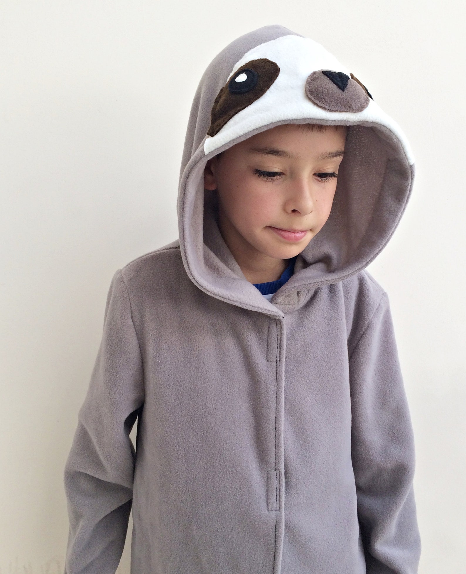 Sloth Hooded Kids Jacket Toddler Sloth Hoodie Coat Children - Etsy