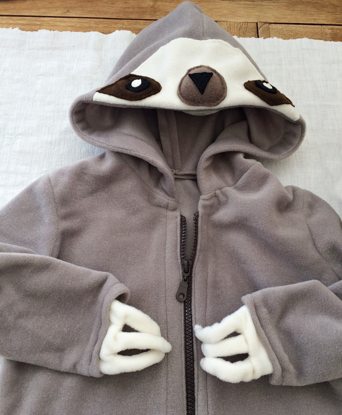 Sloth Hooded Kids Jacket Toddler Sloth Hoodie Coat Children | Etsy