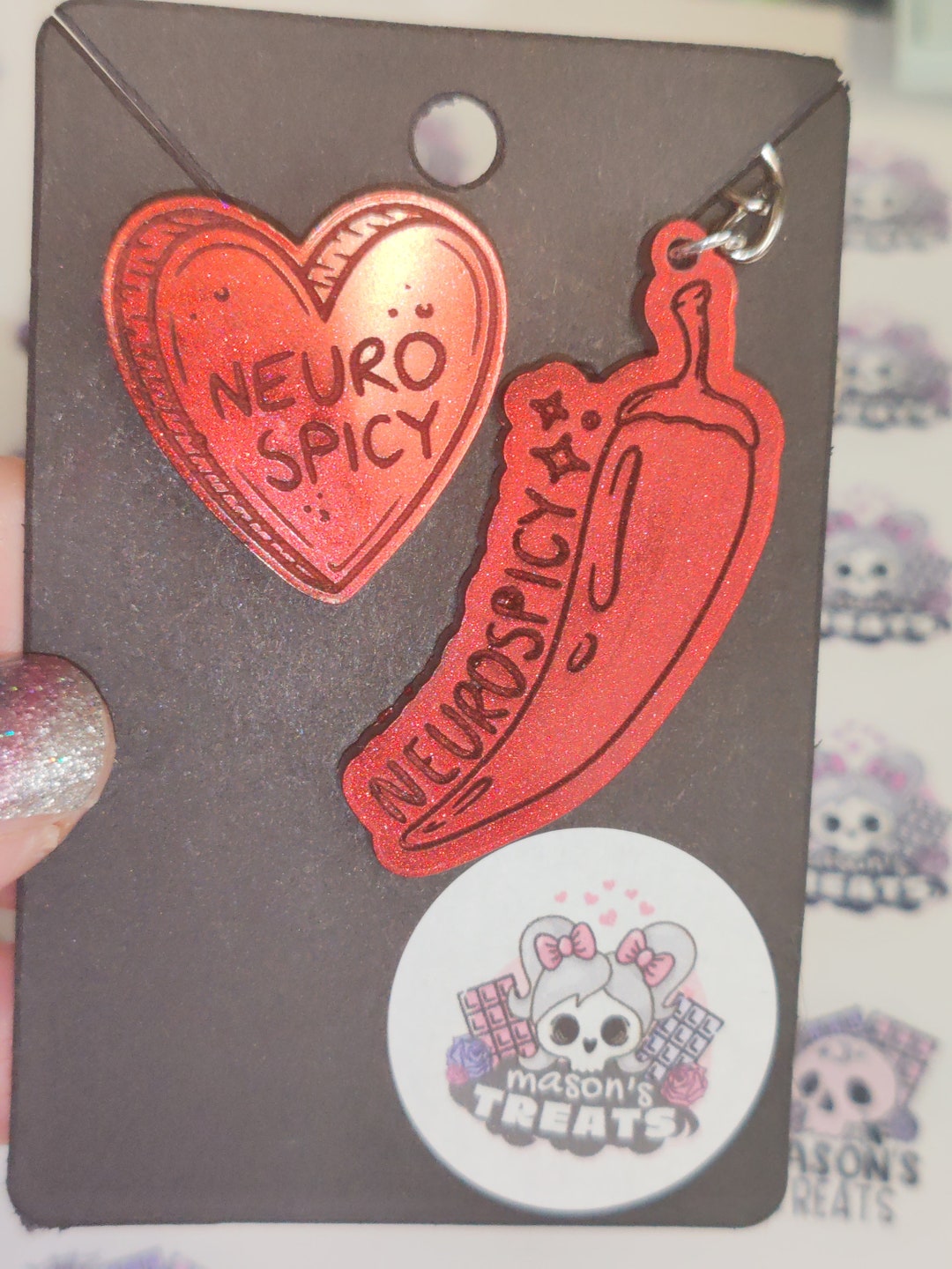 Neurospicy Pin Badge & Keyring Set - ADHD, Autism, Neurodivergent - Etsy