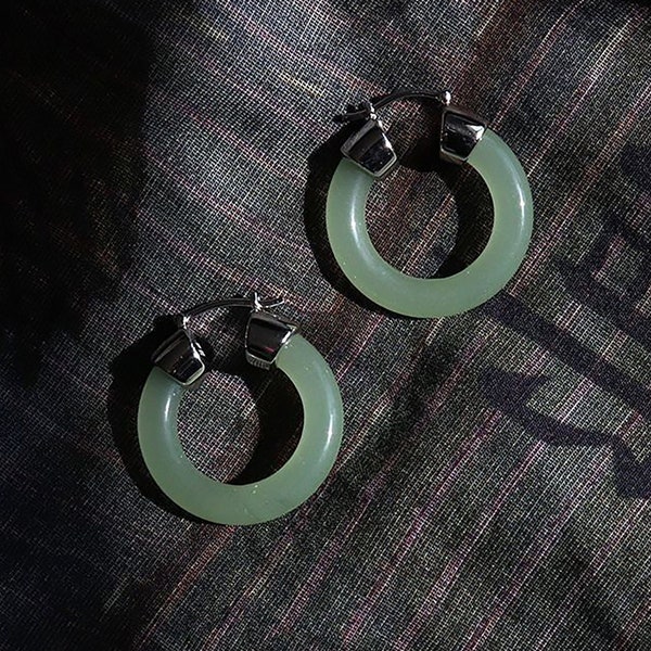 Jade Earrings - Etsy