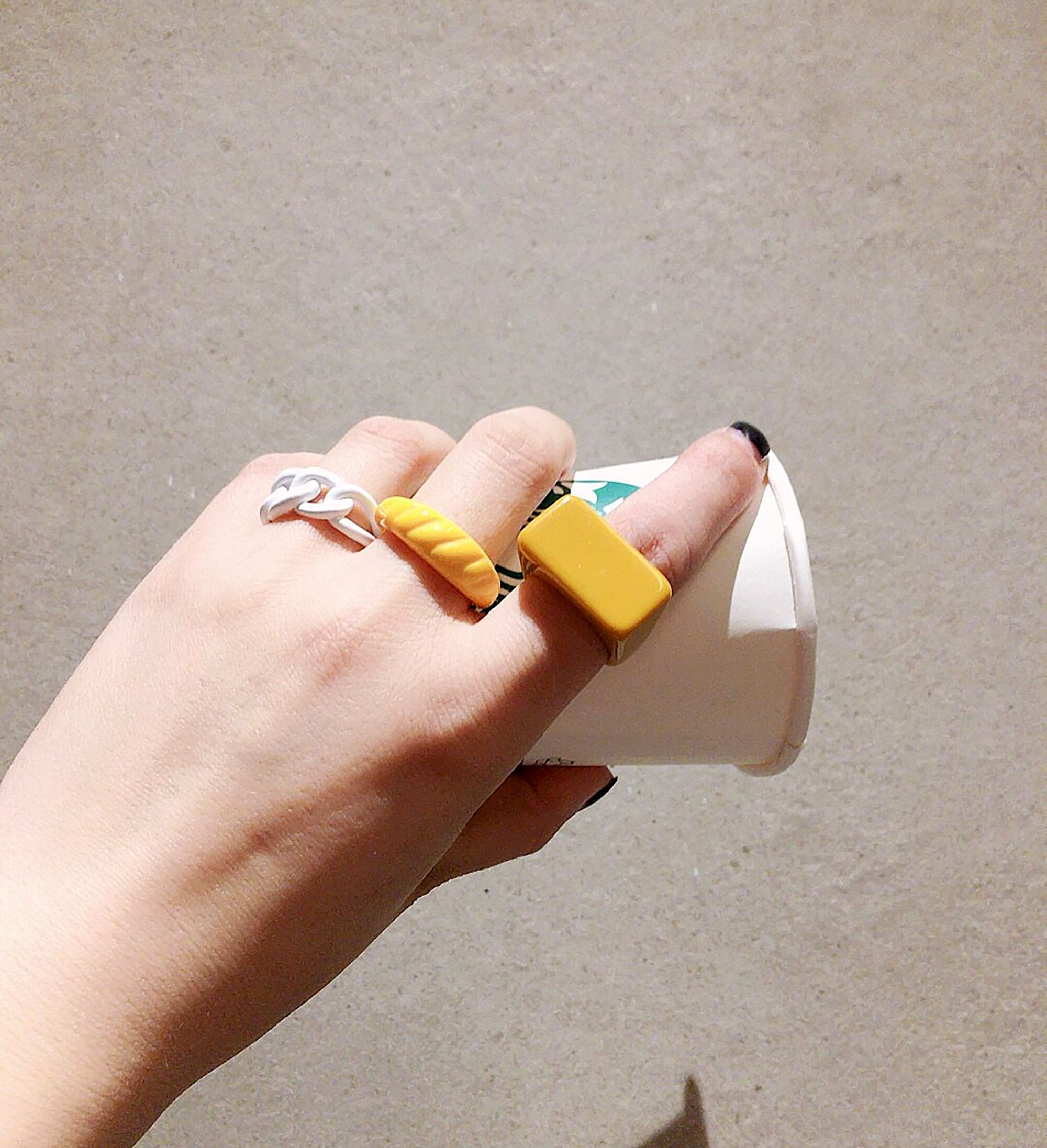 Colorful Chunky Rings Acrylic Rings Plastic Rings Chunky Resin | Etsy