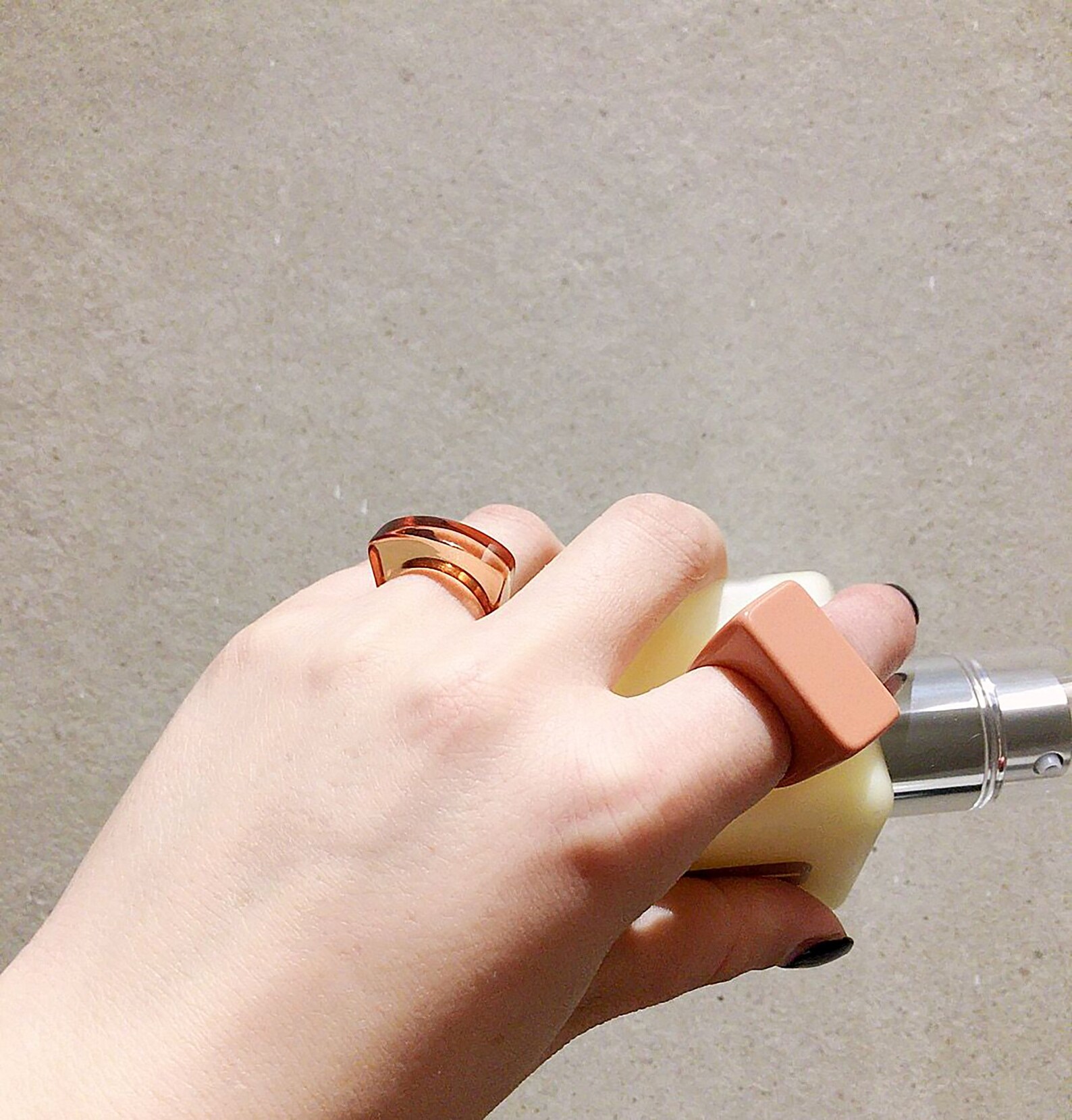 Colorful Chunky Rings Acrylic Rings Plastic Rings Chunky Resin | Etsy