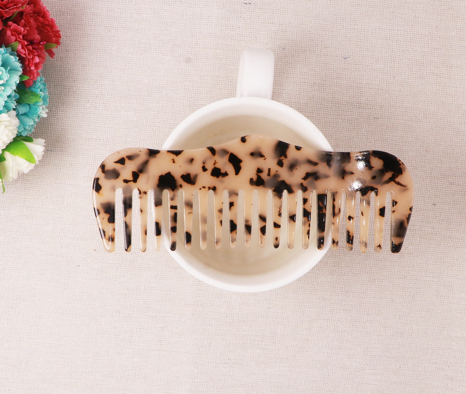 Hair Comb In Tortoise Shell Acetate Resin CombRainbow Hair | Etsy