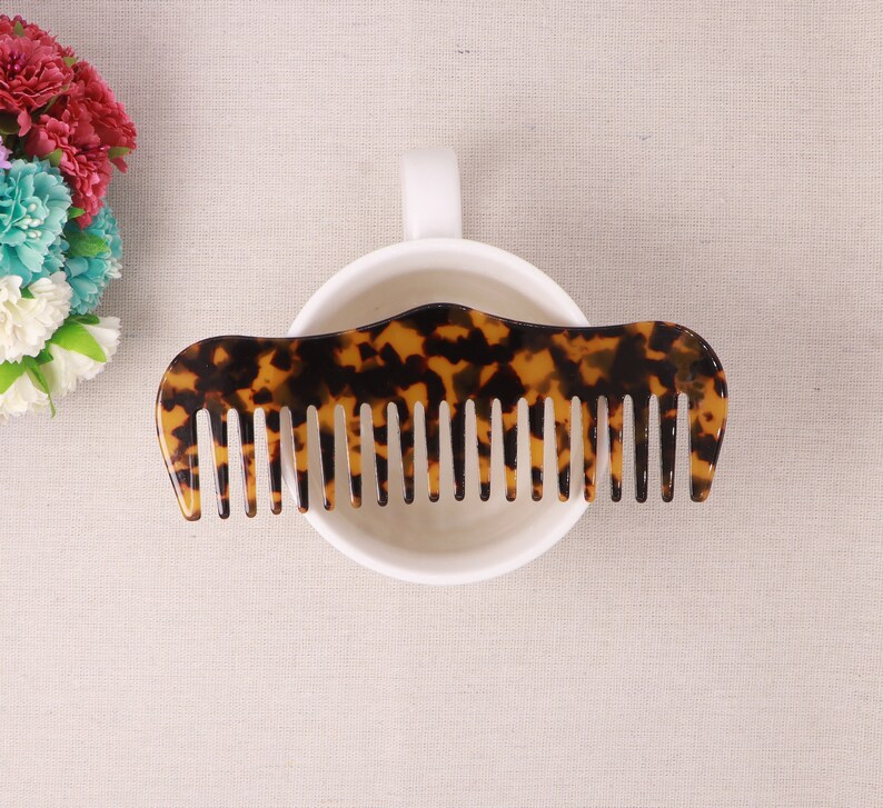 Hair Comb In Tortoise Shell Acetate Resin CombRainbow Hair | Etsy