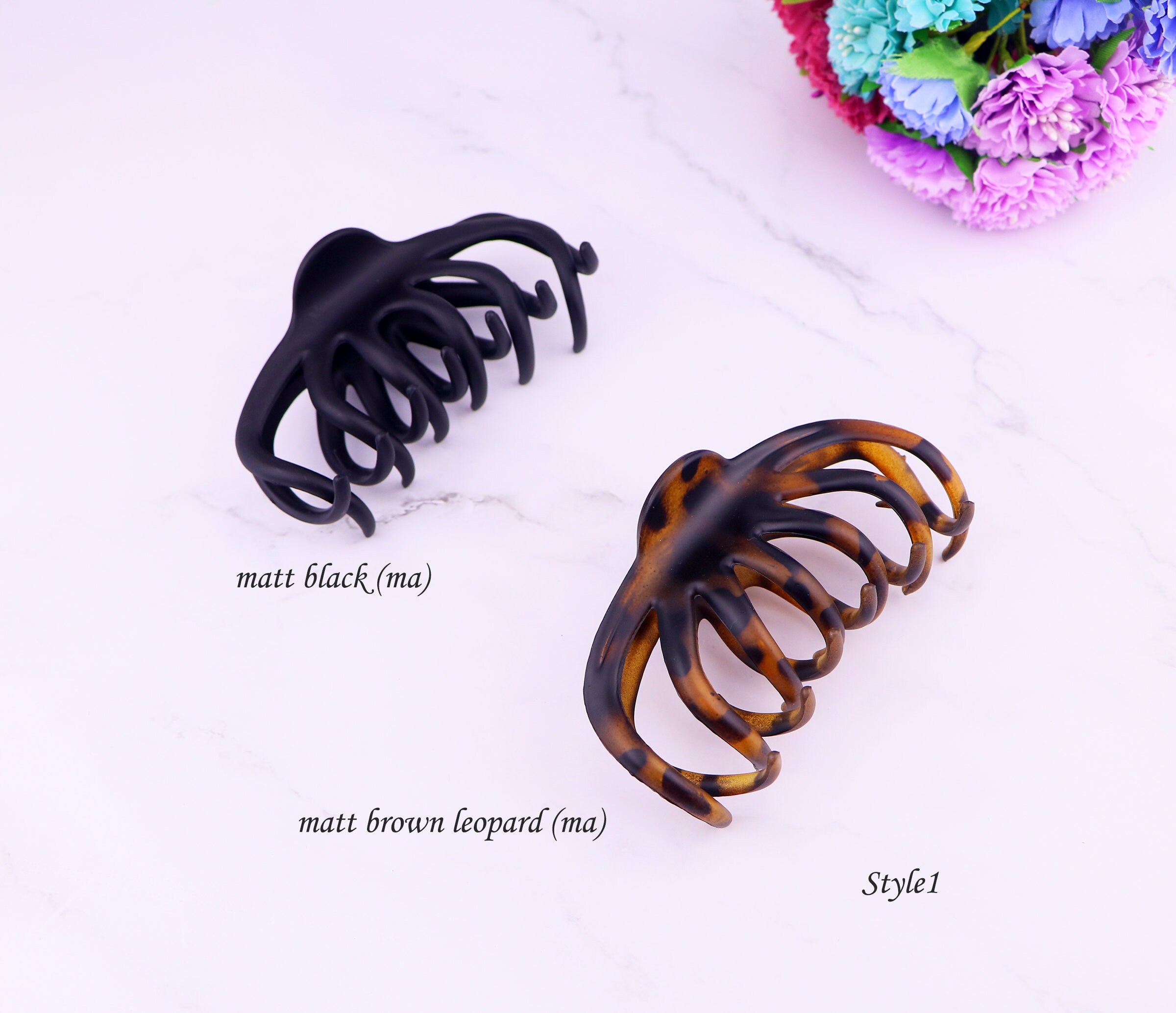 Extra Large Matte Hair Claw ClipHair Claw Clips For Thick | Etsy