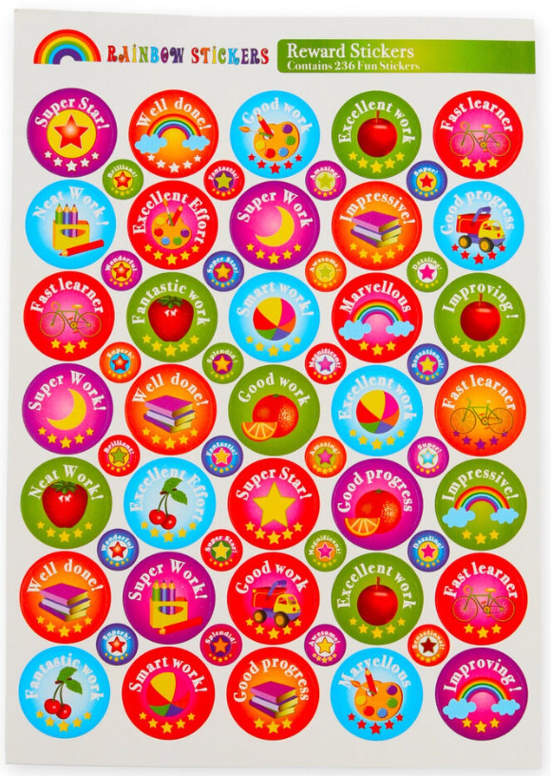 Reward Sticker Pack islamic Encourage Kids Sticker English - Etsy