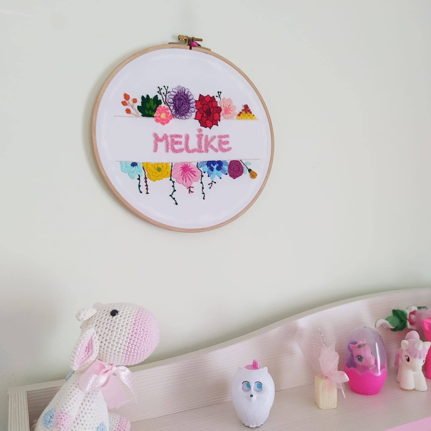 Nursery Decor Name Board Lovely Wall Decor Personalized - Etsy