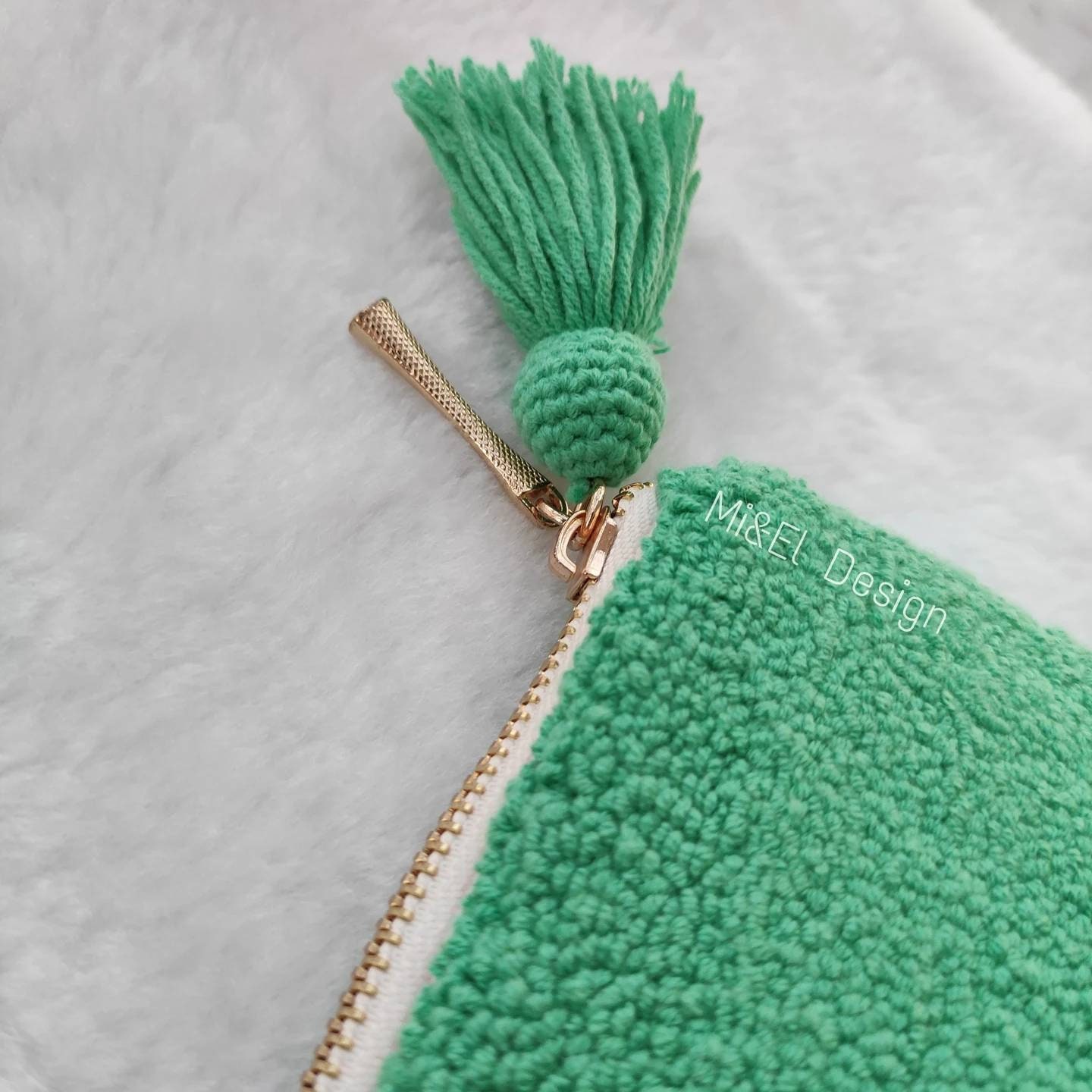 Hand Tufted Punch Needle Flamingo Design Embroidered Clutch - Etsy