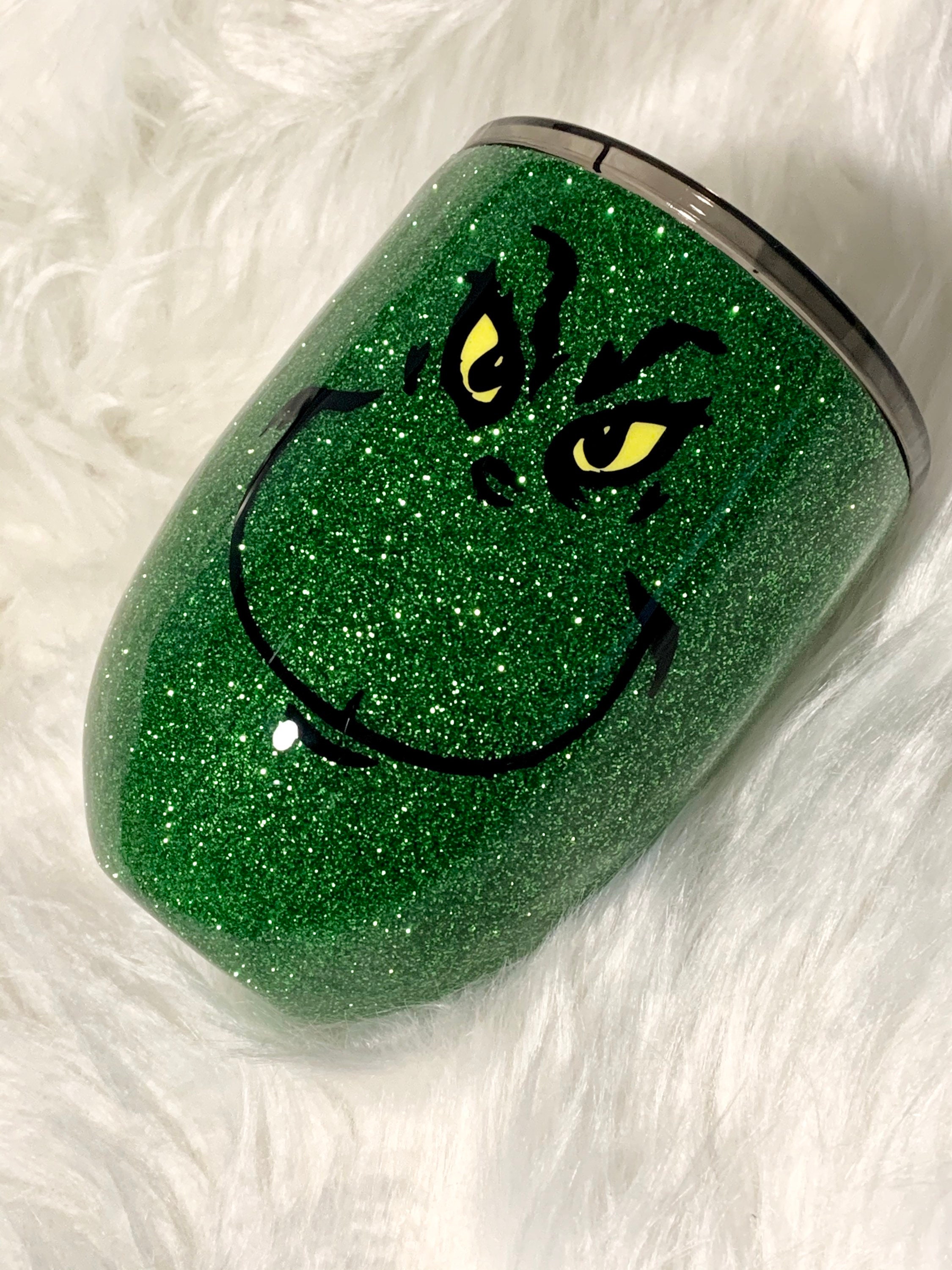 Grinch Wine Tumbler - Etsy
