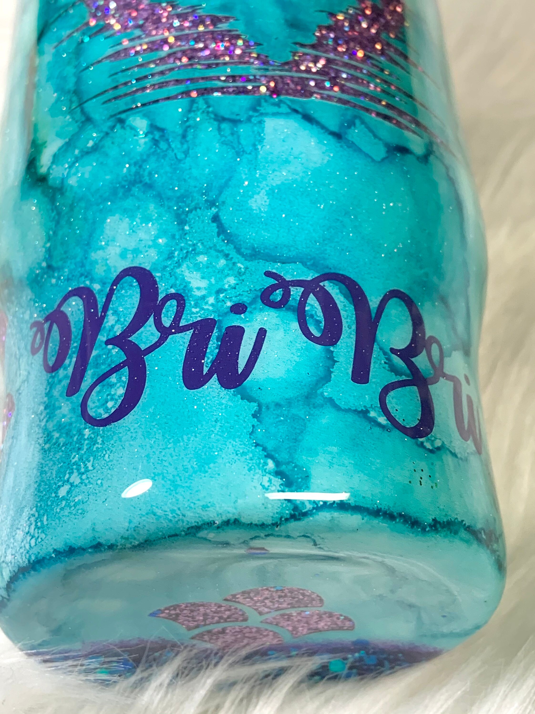 Mermaid Glitter Geode Tumbler - Etsy