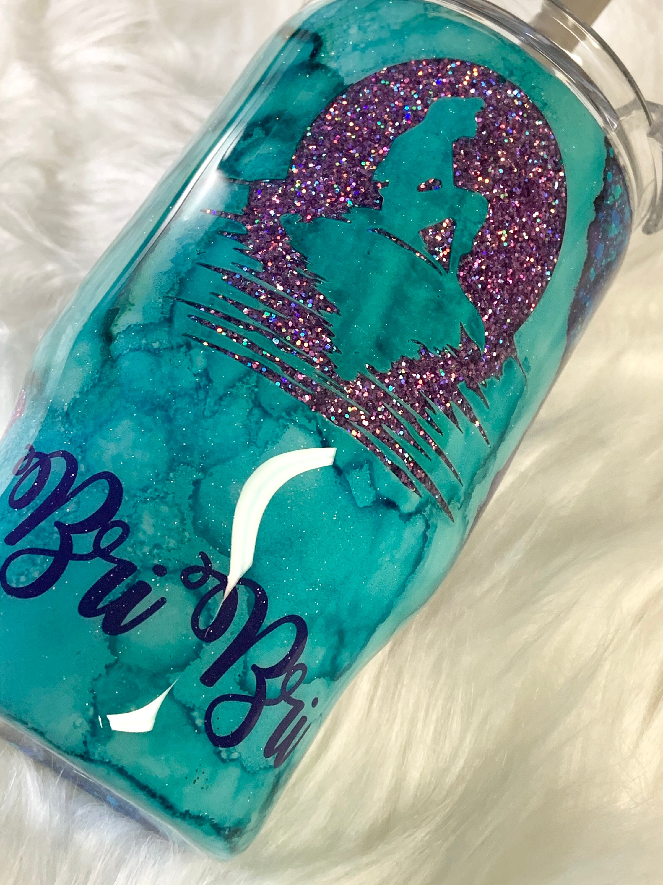 Mermaid Glitter Geode Tumbler - Etsy