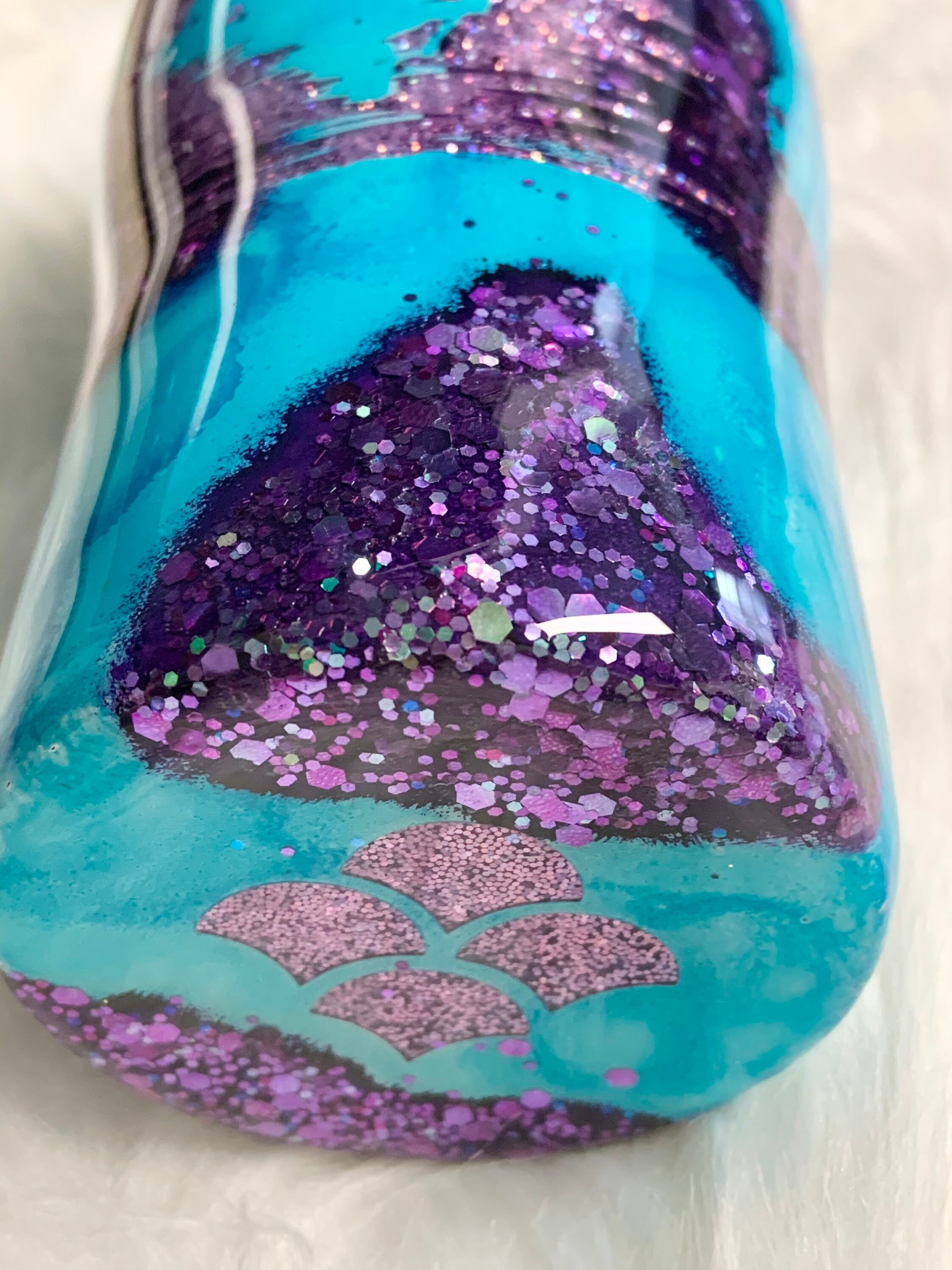 Mermaid Glitter Geode Tumbler - Etsy