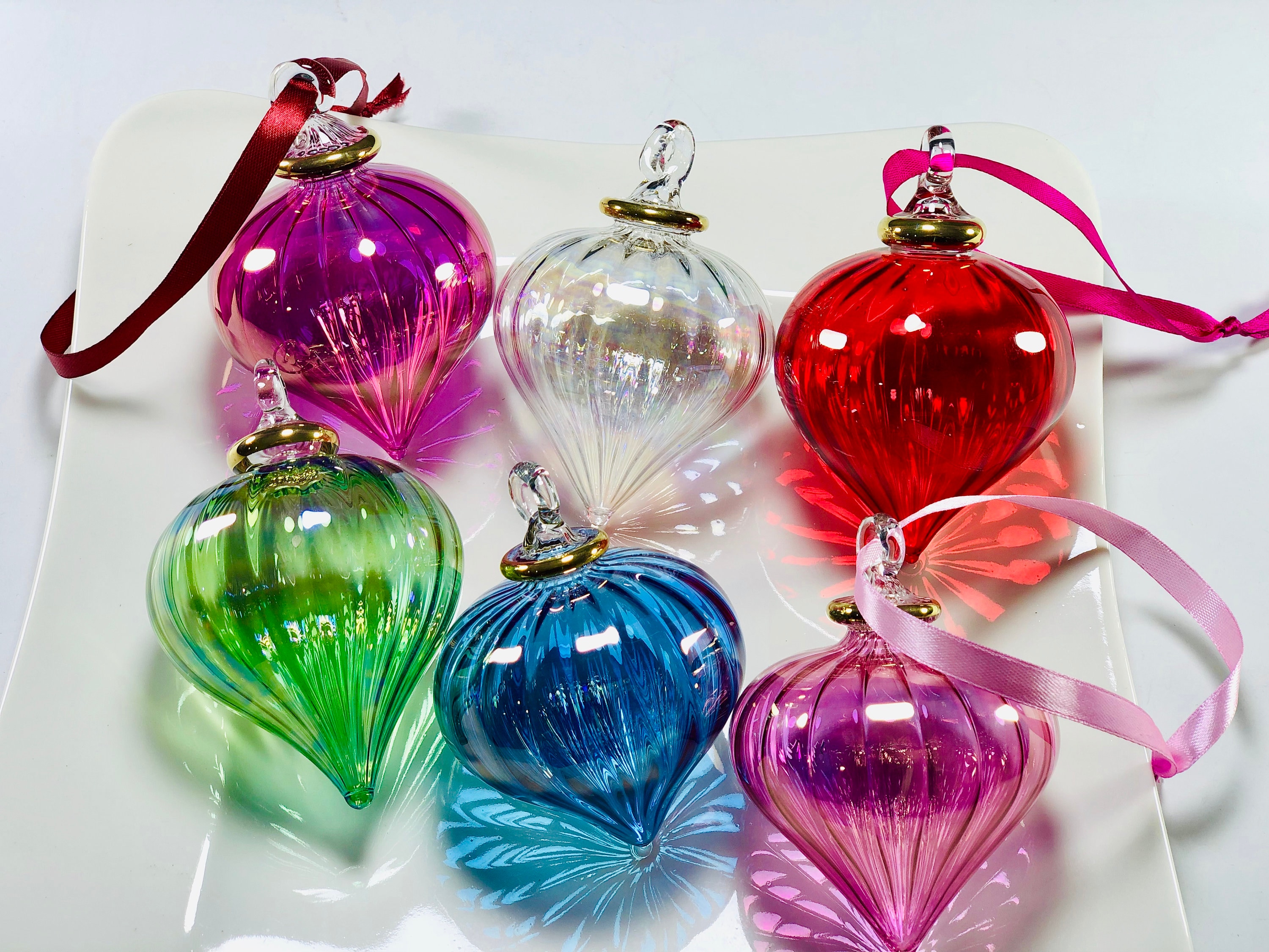 Egyptian Hand Blown Glass Onion Ornaments Decorative by 14 K - Etsy