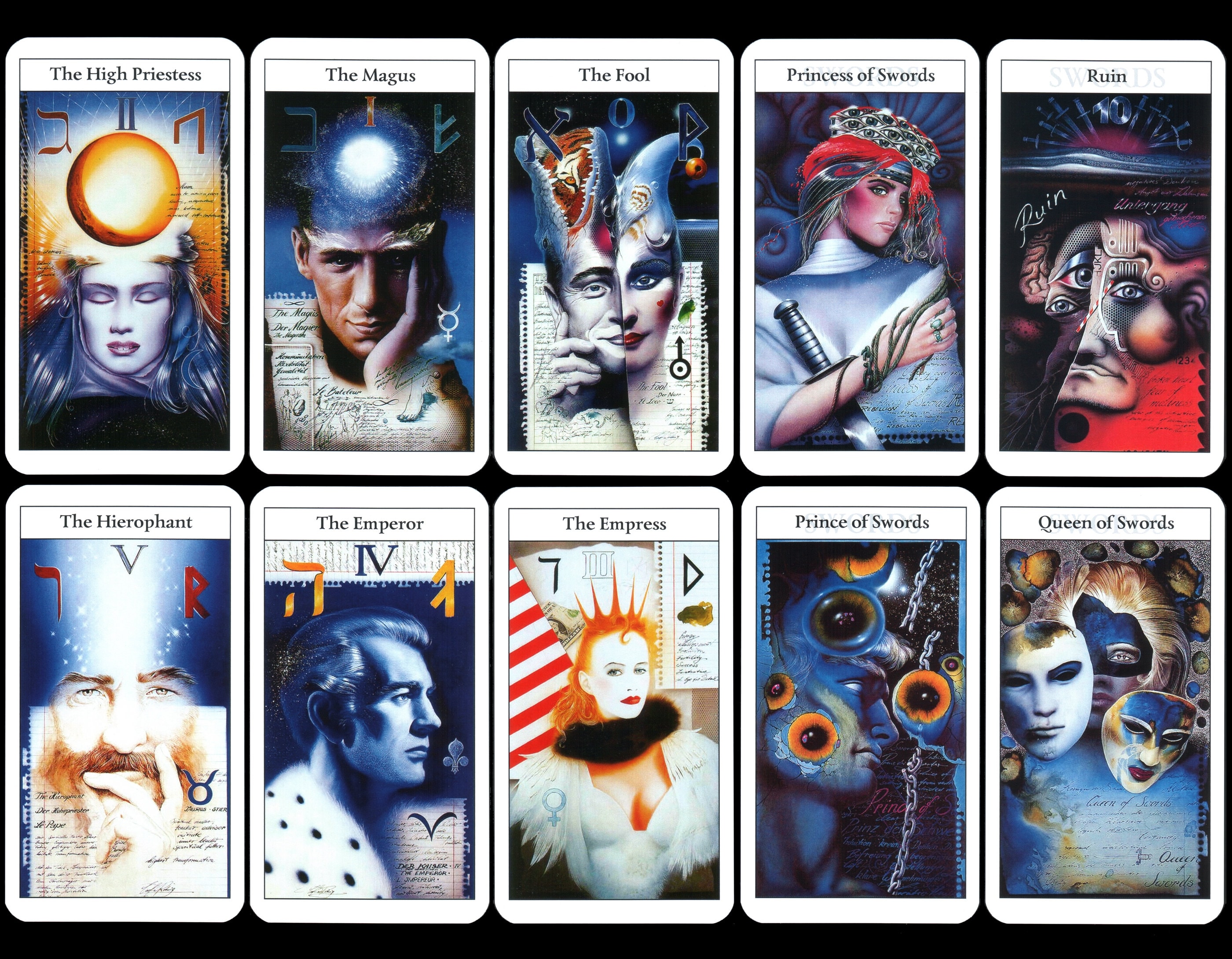 Rohrig Tarot deck Tarot Digital 78 Tarot cards Gift link | Etsy