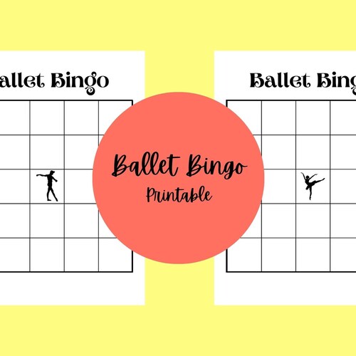 Ballet Bingo Printable - Etsy