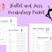 Ballet and Jazz Vocabulary Worksheets - Etsy