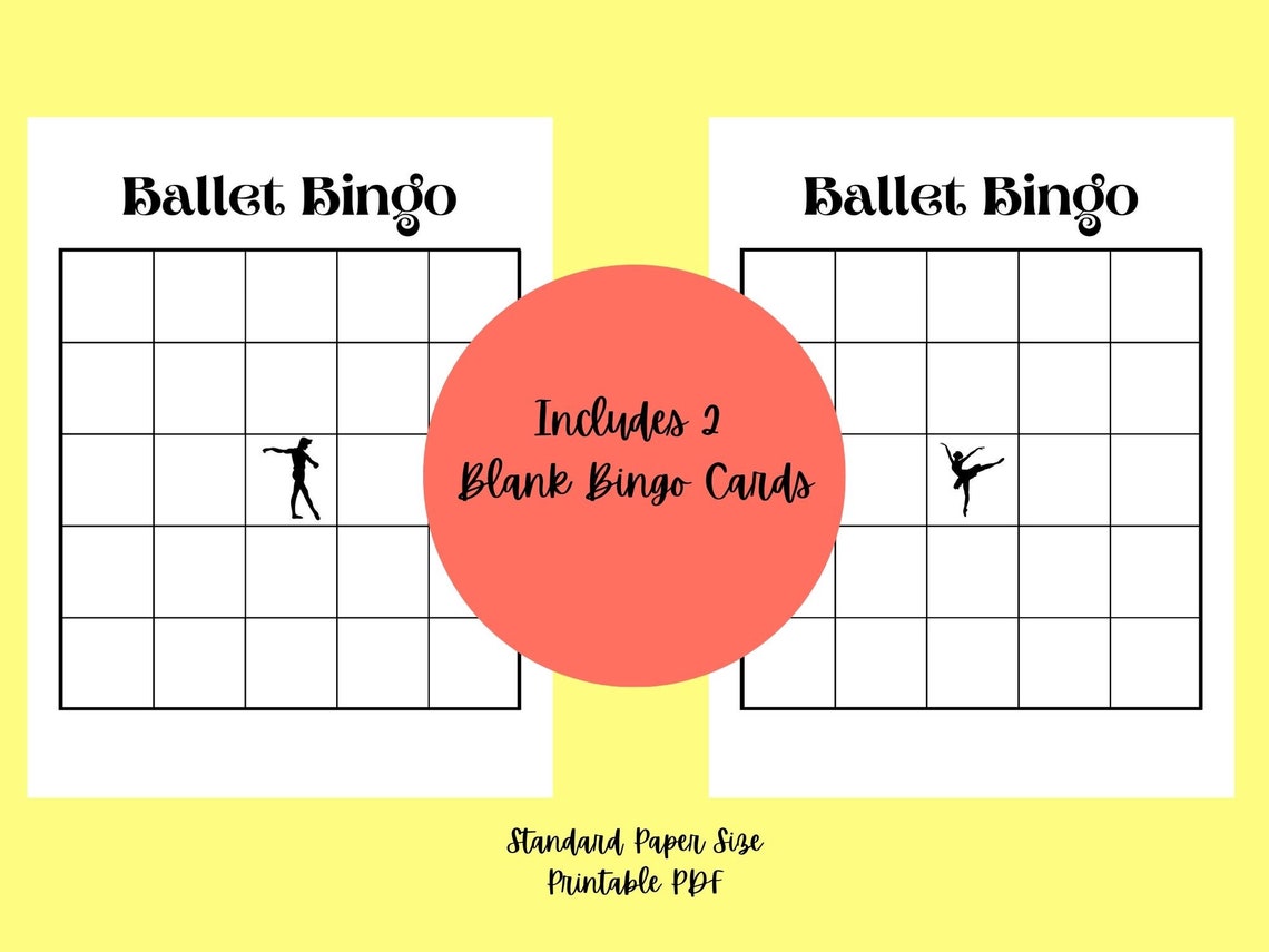 Ballet Bingo Printable - Etsy