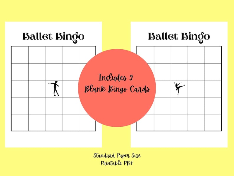Ballet Bingo Printable - Etsy