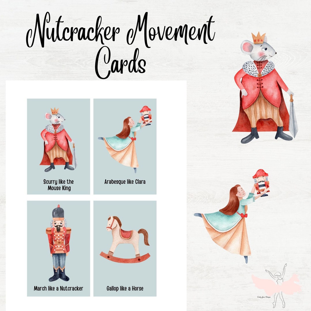 Nutcracker Movement Cards - Etsy