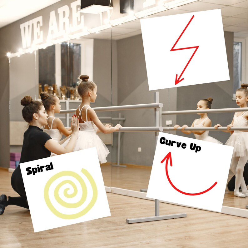 Scarf and Ribbon Creative Movement Cards Dance Teachers, Parents, and ...