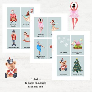 Nutcracker Movement Cards - Etsy