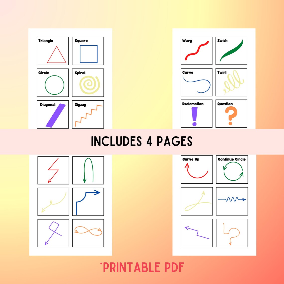 Scarf and Ribbon Creative Movement Cards Dance Teachers, Parents, and ...