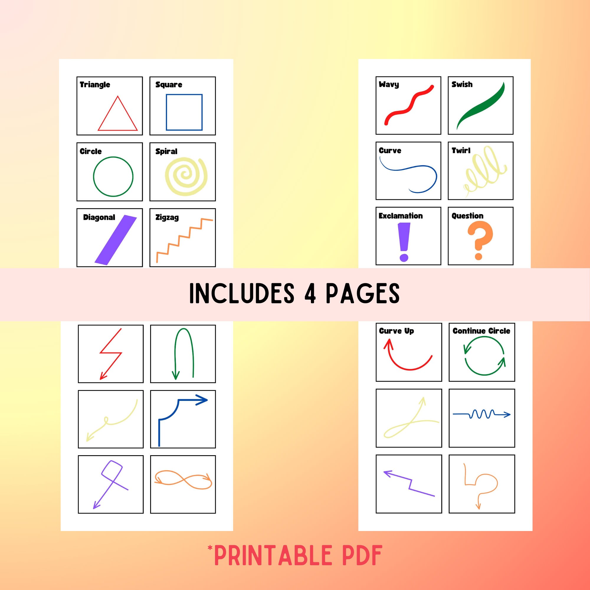 Scarf and Ribbon Creative Movement Cards Dance Teachers, Parents, and ...