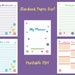 Colorful Daisy Planner Printable - Etsy