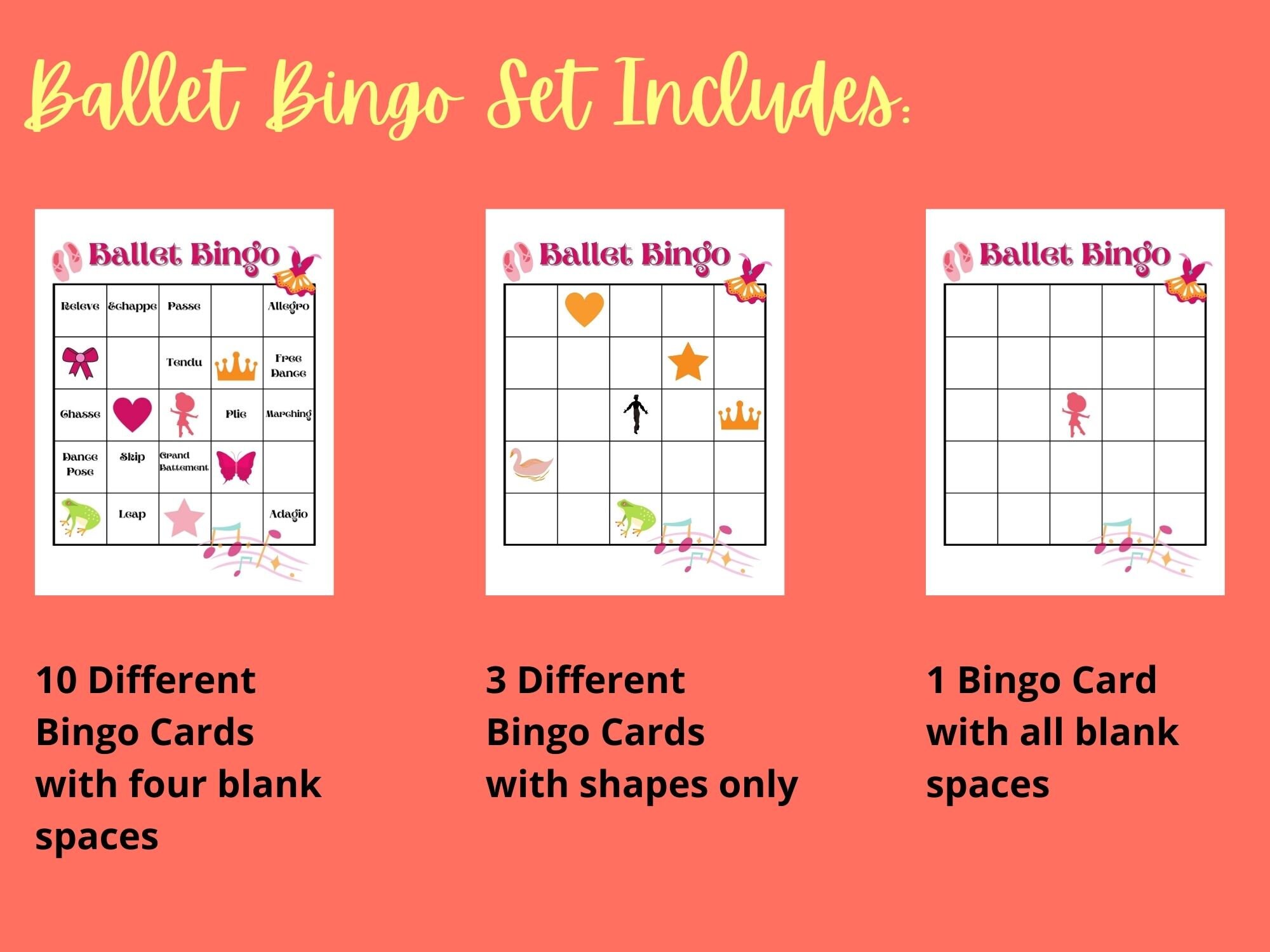 Ballet Bingo Printable - Etsy