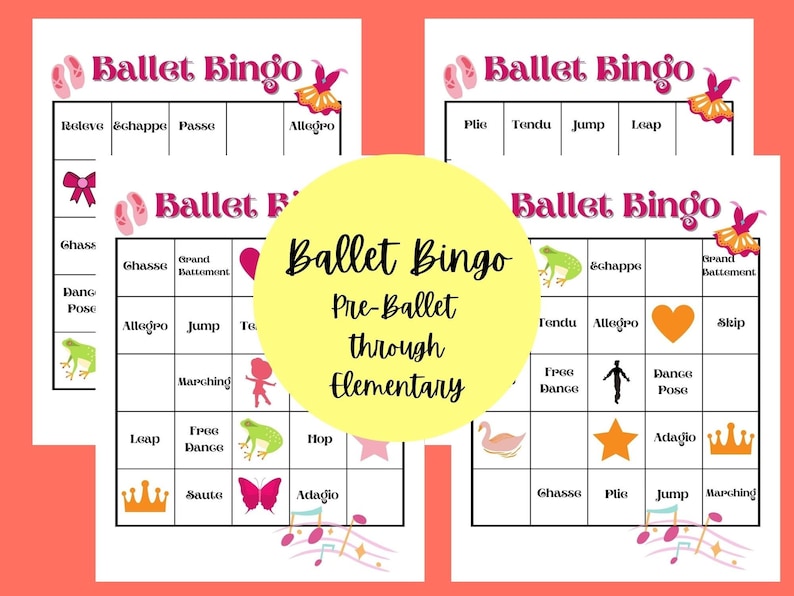 Ballet Bingo Printable - Etsy