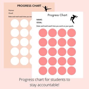 Dance Goals for Students Worksheet Digital Download - Etsy