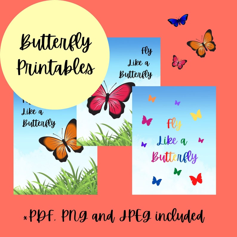 Butterfly Classroom Printable - Etsy