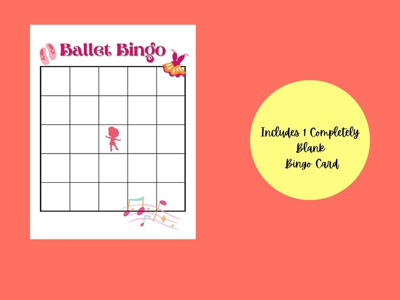 Ballet Bingo Printable - Etsy