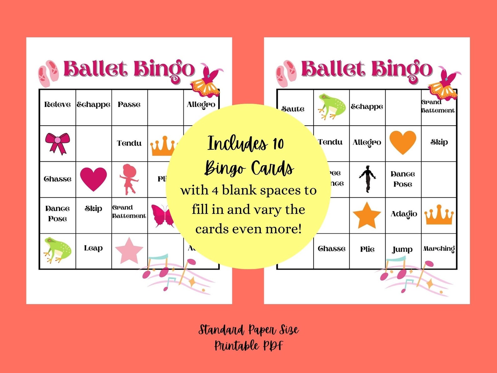Ballet Bingo Printable - Etsy