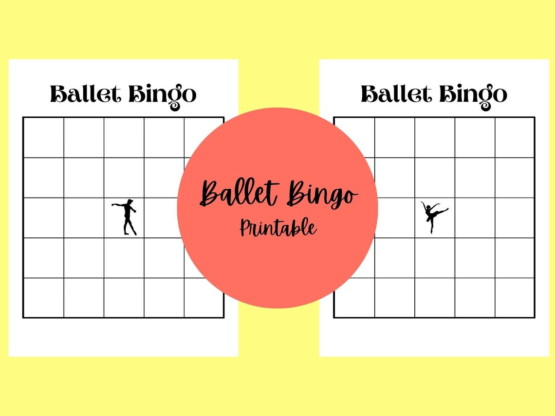 Ballet Bingo Printable - Etsy