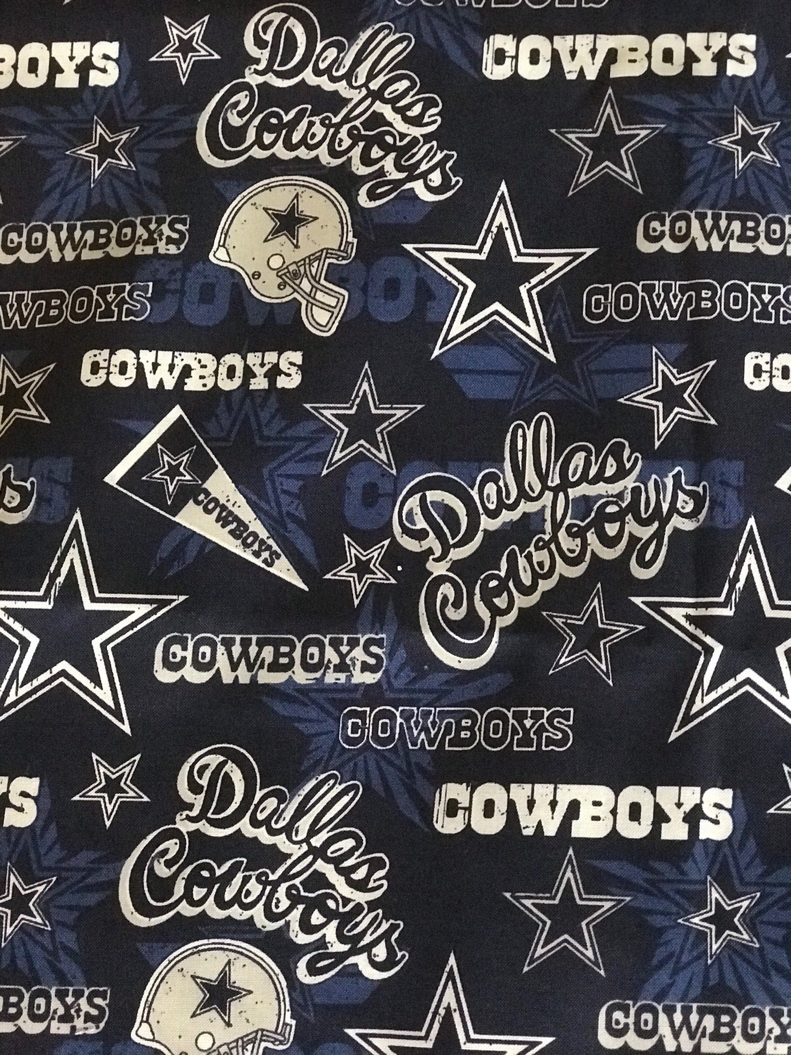 NFL Dallas Cowboys Fabric - Etsy