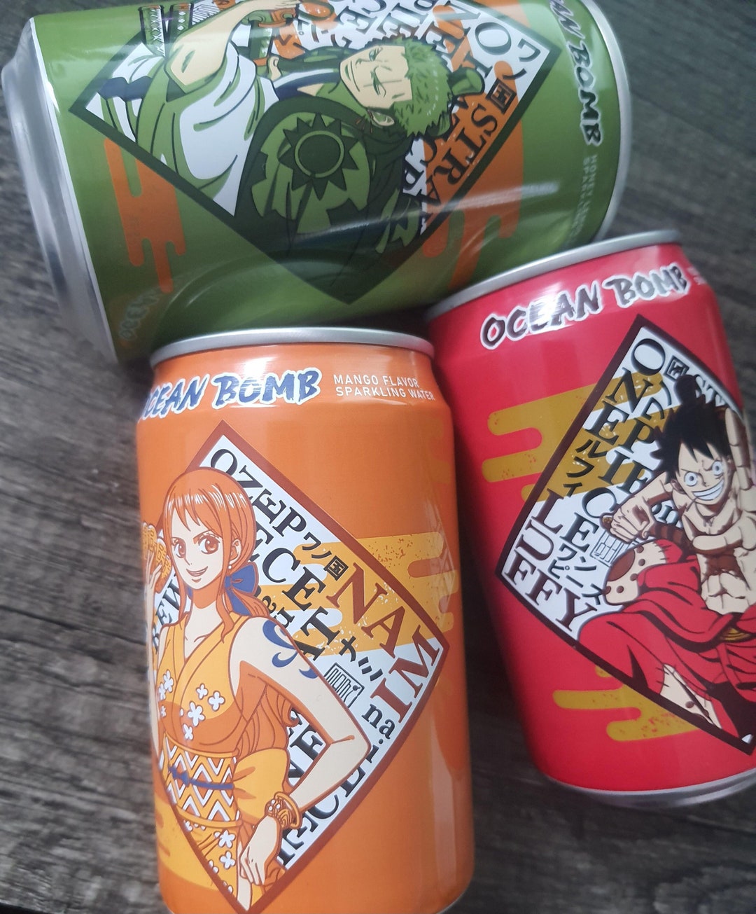 One Piece 3 Drink Bundle Three Flavors Luffy Yogurt / Zoro - Etsy