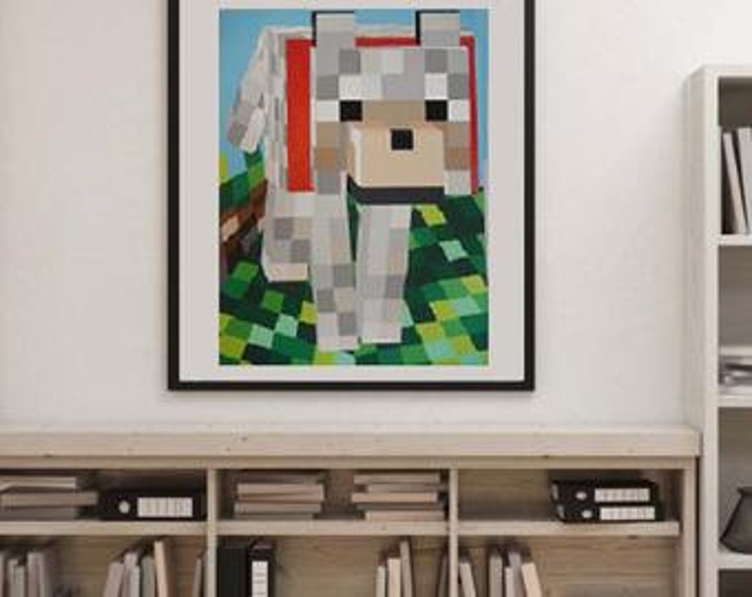 Wolf Digital Print From Original Painting - Etsy