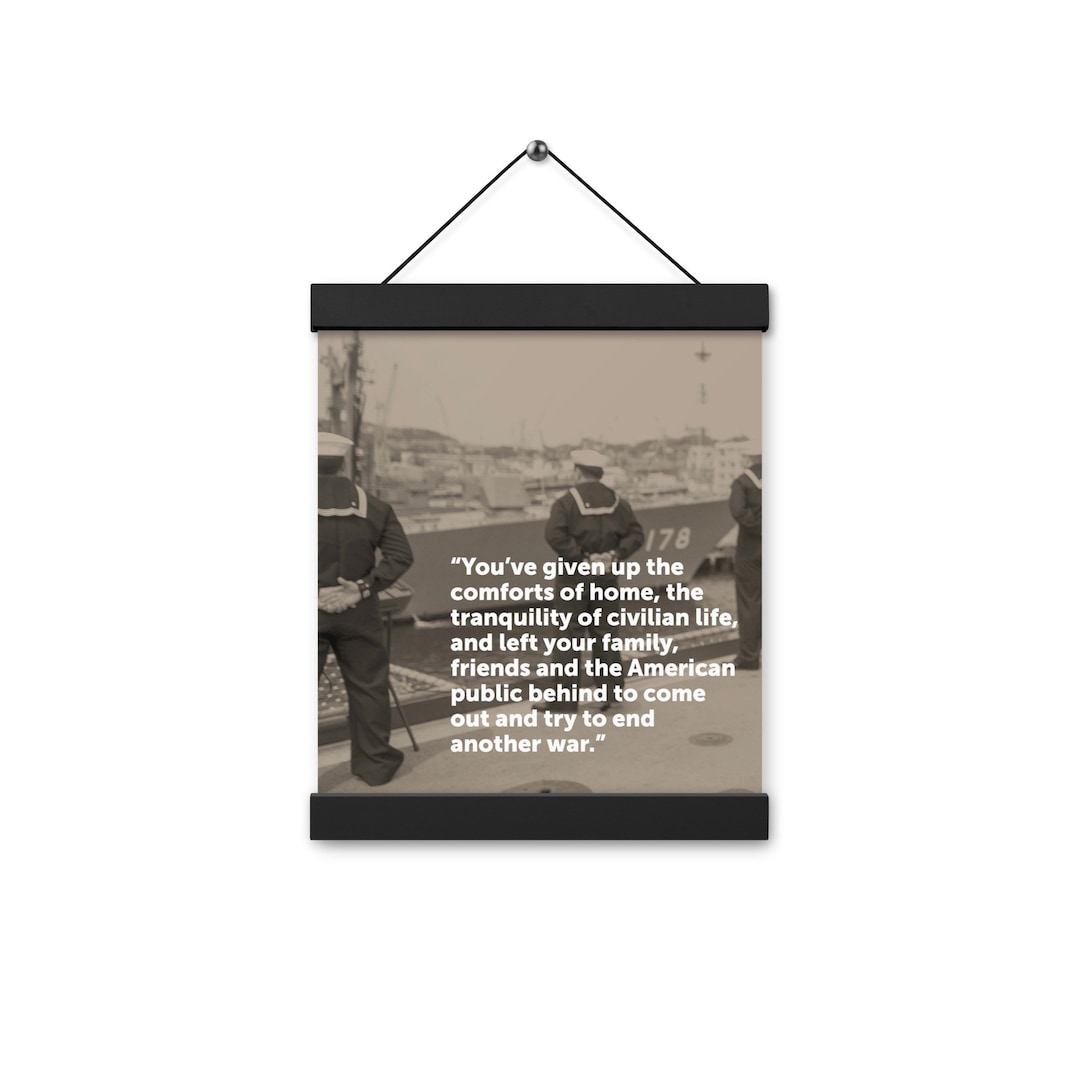 An Inspiring Quote on Our Simple Poster With Hangers - Etsy