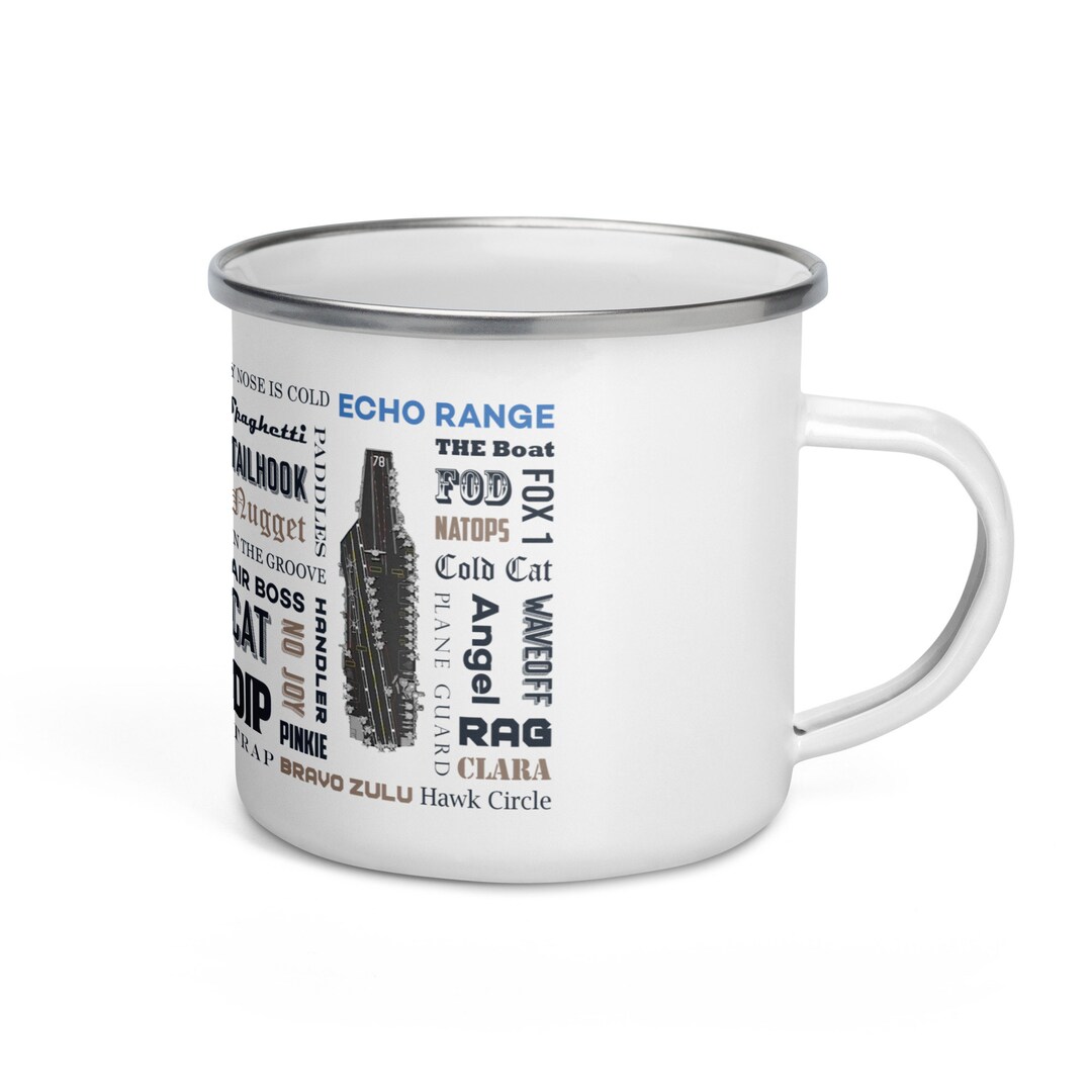 Naval Air Carrier Operations Language Enamel Mug - Etsy