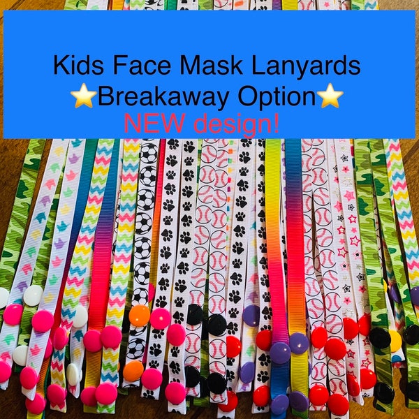 Mask Lanyard Kids - Etsy
