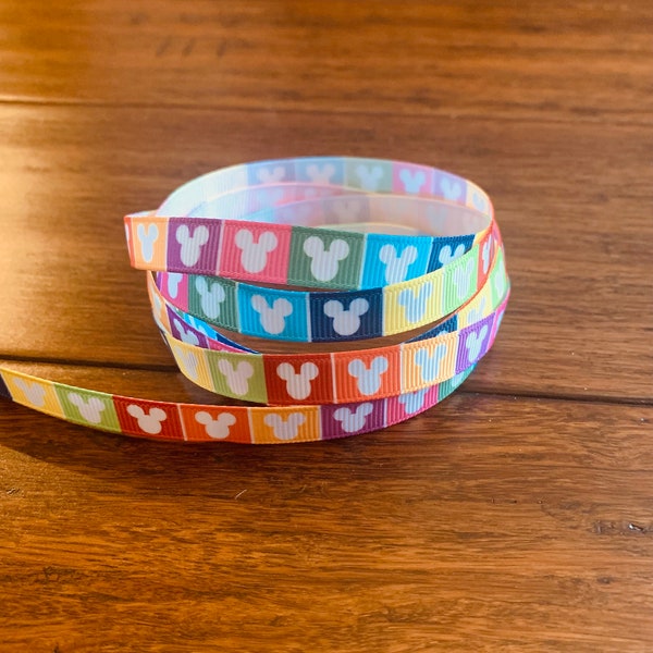 Mickey Ribbon - Etsy