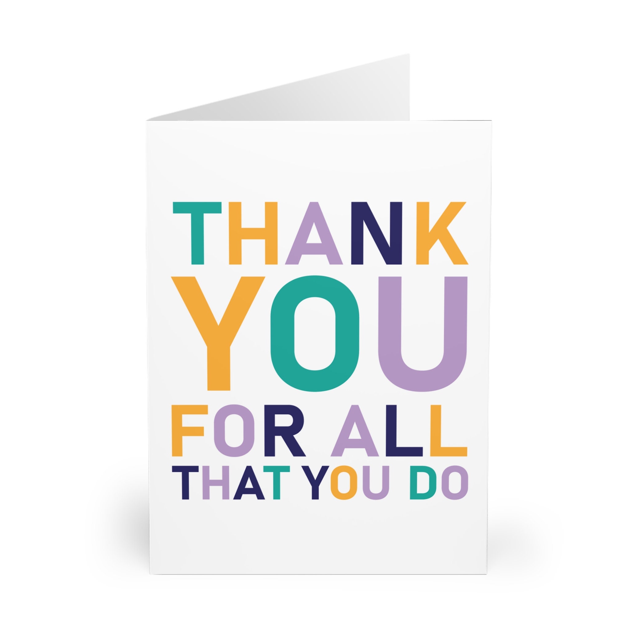 Tamworth Cards Thank You for All That You Do, Greeting Card - Etsy